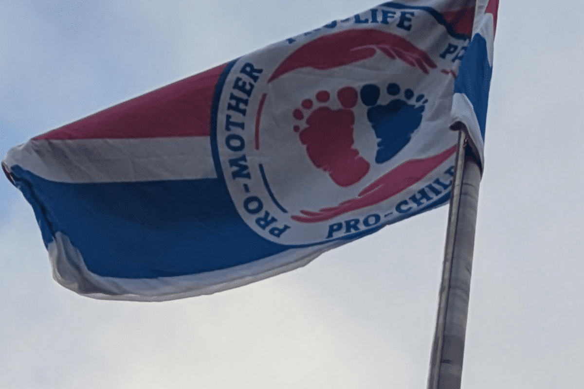 "Pro-life flag" flown over Waltham Common – Waltham Times